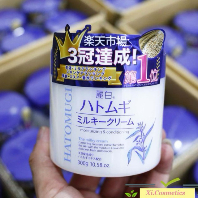 Hatomugi The Milky Cream Japan whitening moisturizer 300g | Shopee Malaysia