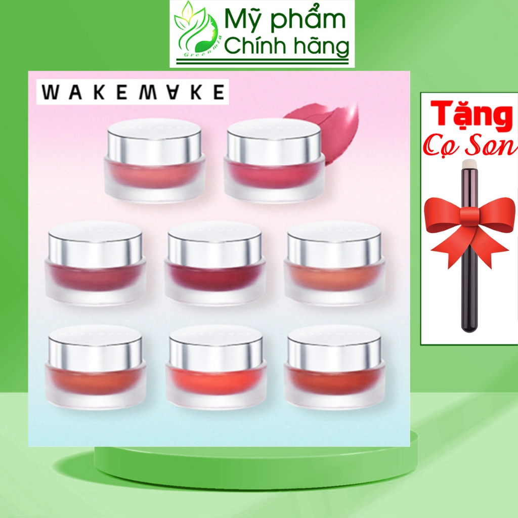 Wakemake Over Blurring Pot Mud Lipstick 4.5g Combined with Blush and ...