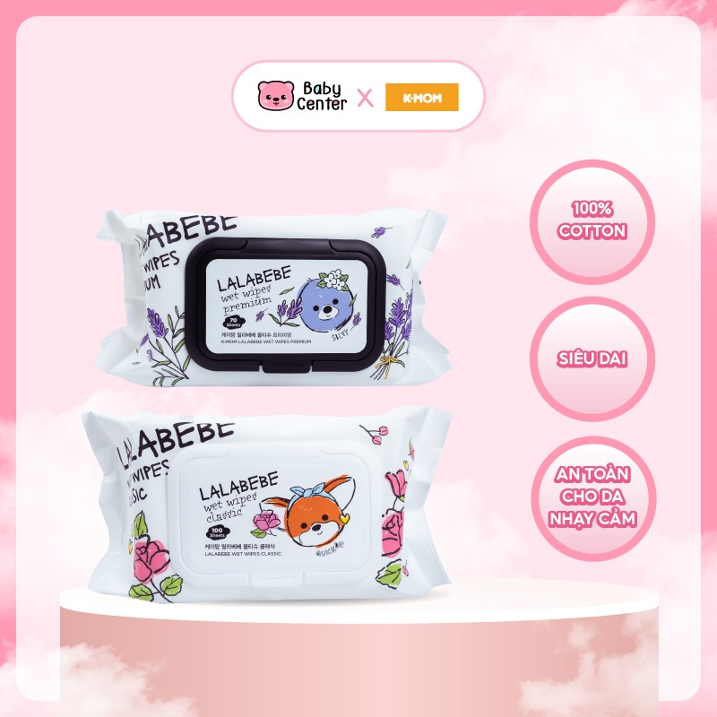 Lalabebe K-MOM KOREAN PREMIUM WET TOWEL 70c/100c | Shopee Malaysia