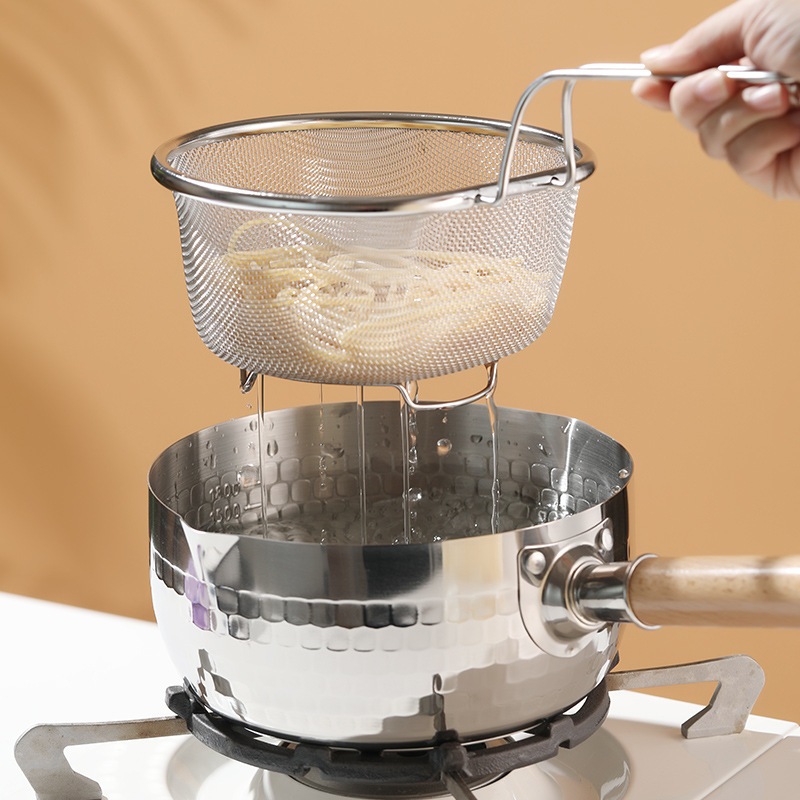 Frying, dipping, food scooping basket Stainless steel 304 KM 8048 size ...