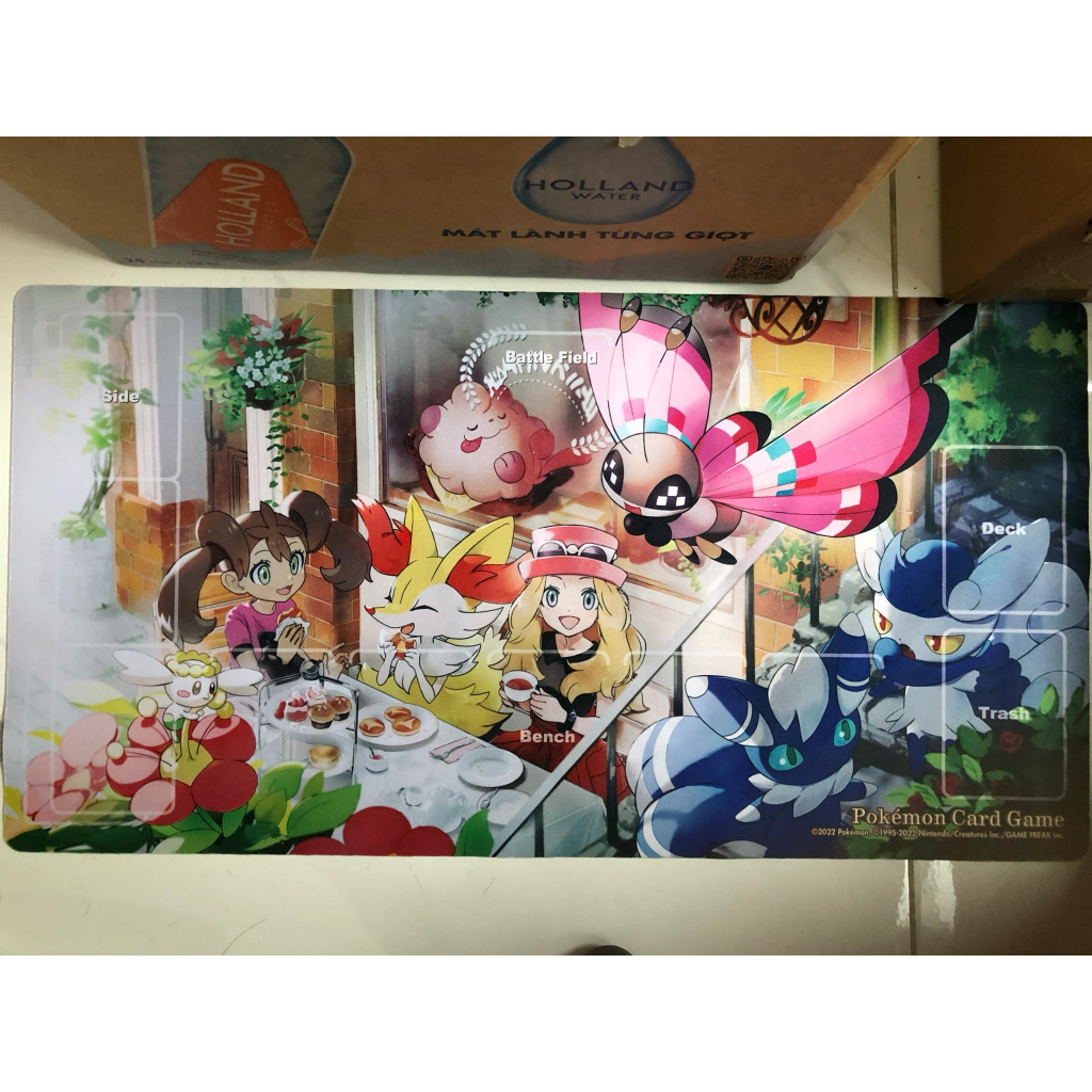 Pokemon Playmat Card Accessories Pokemon Card Mat Serena Sana Rubber ...