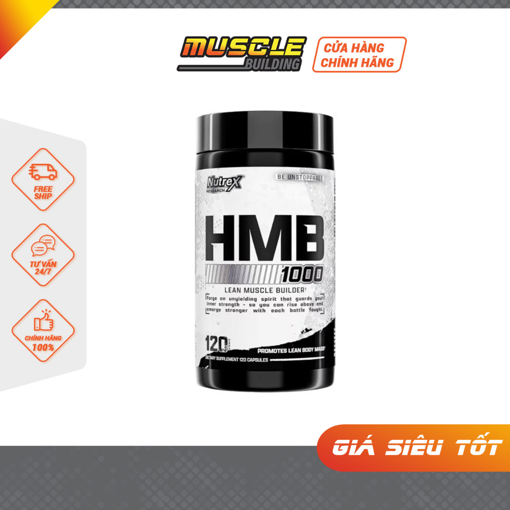 Nutrex HMB 1000 Muscle Development Support Food (120 Tablets) | Shopee ...