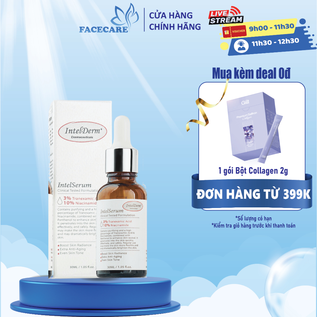 Serum IntelDerm INTELSERUM Tranexamic Acid 3% + Niacinamide 10% ...