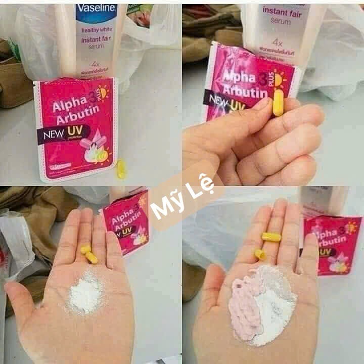Blister of 10 Alpha Arbutin 3 Plus UV Sunscreen Whitening Capsules ...