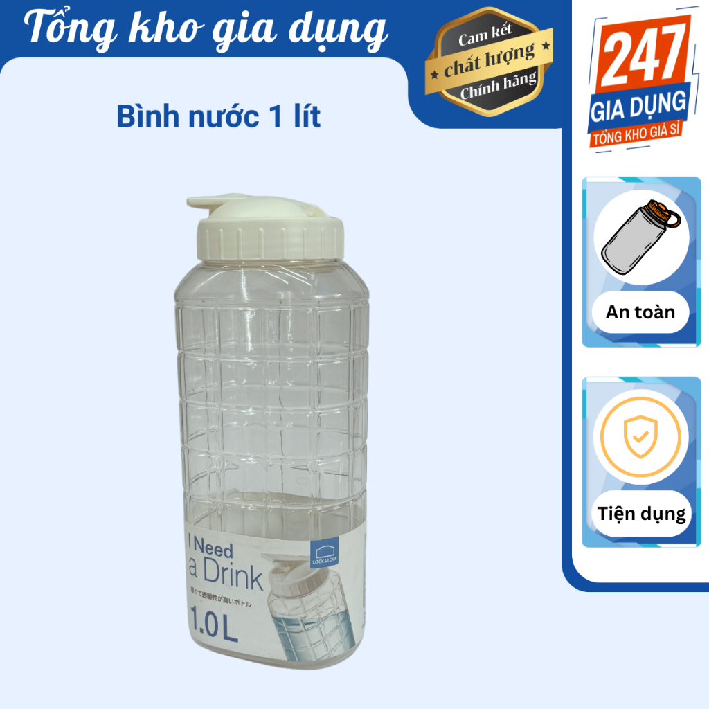 1 liter plastic water bottle Lock&Lock | Shopee Malaysia
