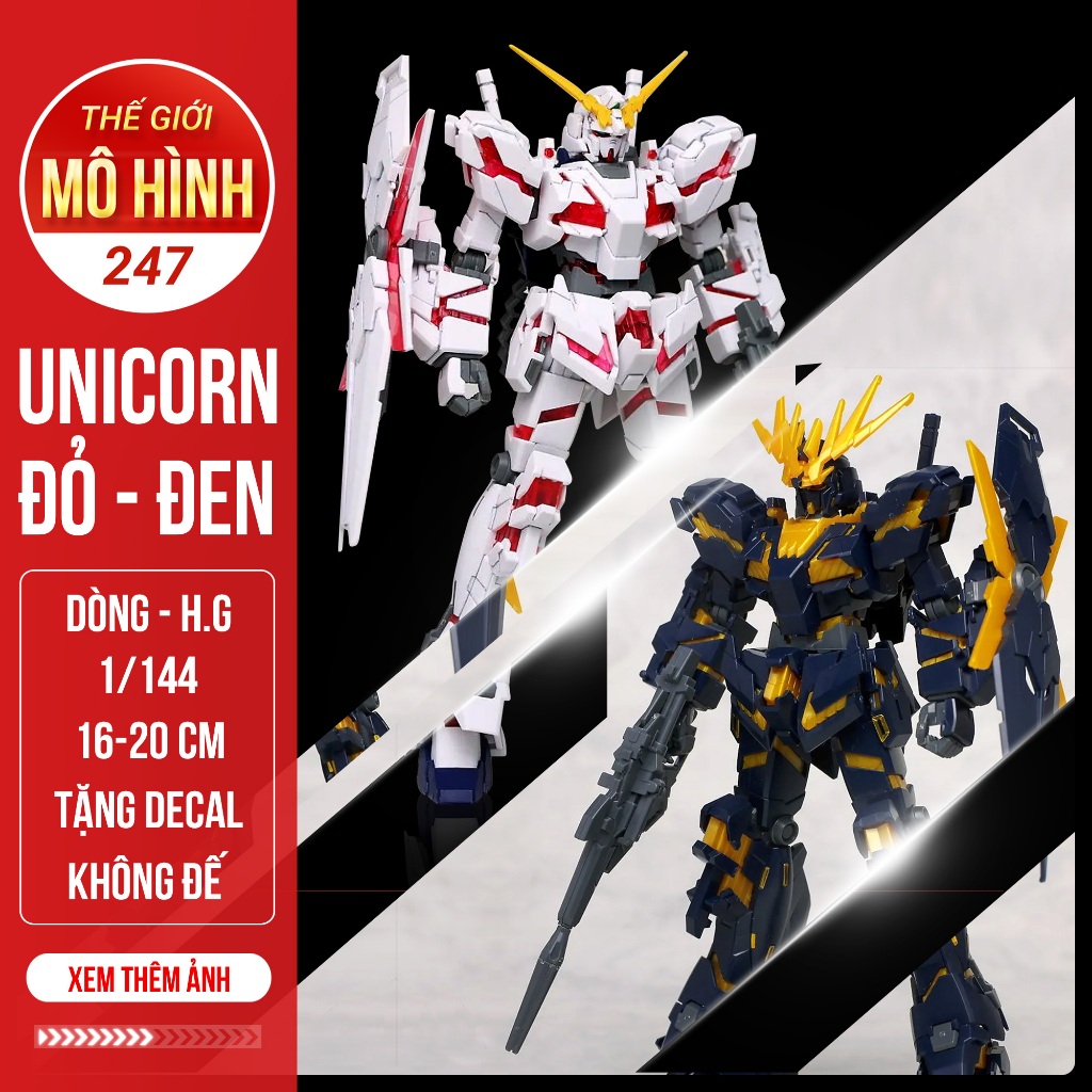 1/144 scale Unicorn assembly model, cheap model (available in 2 colors ...