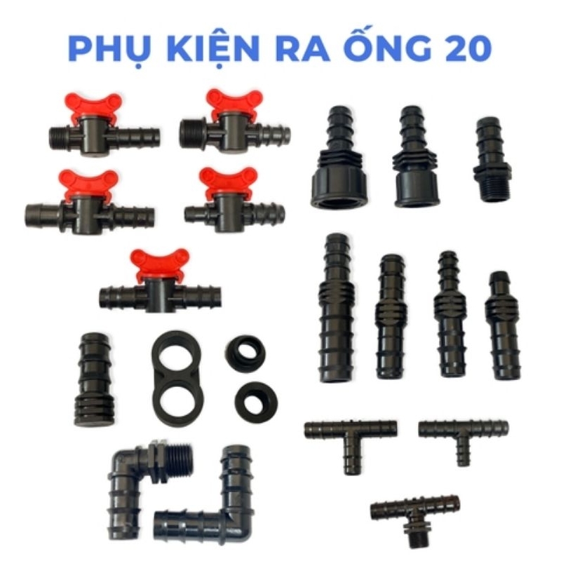 Ldpe pipe accessories 16 20 25 32 with connection, contraction, valve ...