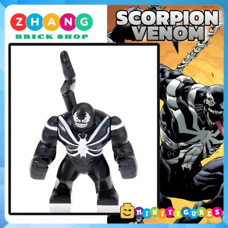 Scorpio symbiote venom in Spider-man marvel Bigfigures Minifigures POGO ...