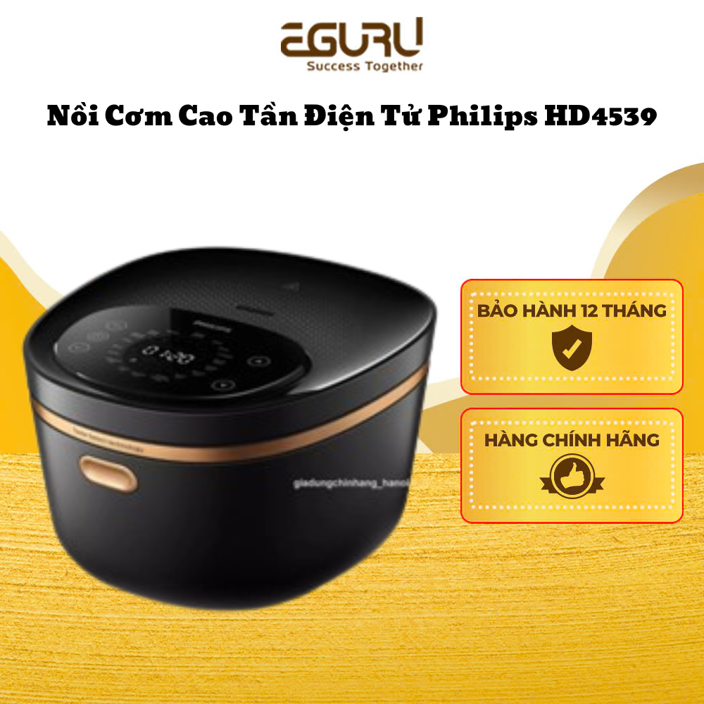 Philips HD4539/62 Electronic High Frequency Rice Cooker, 8-Layer Stone ...