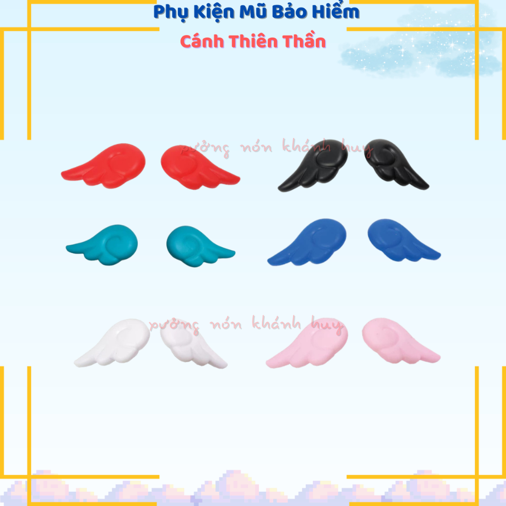 Angel wings attached to helmets, half-head helmets, 3 parts 4, super ...