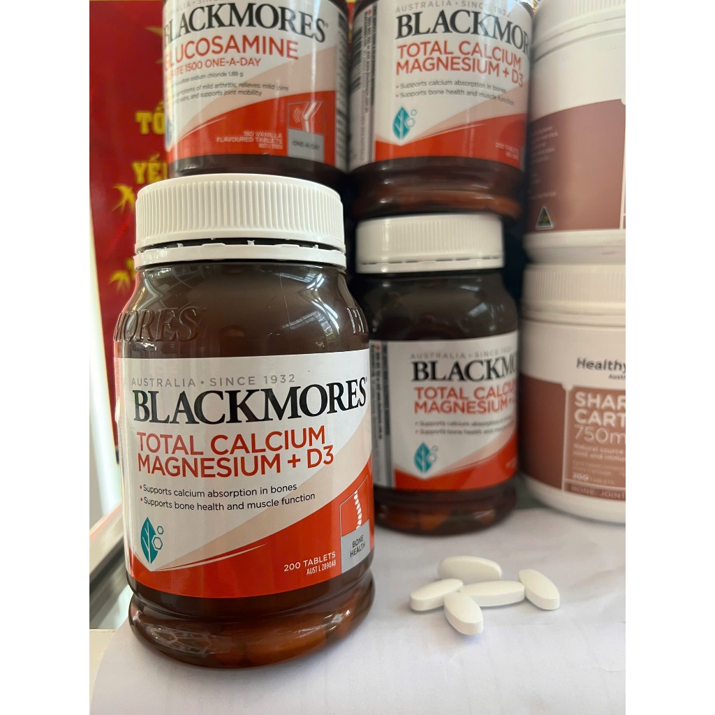Total Calcium Magnesium + D3 Blackmores Australian standard bone and ...