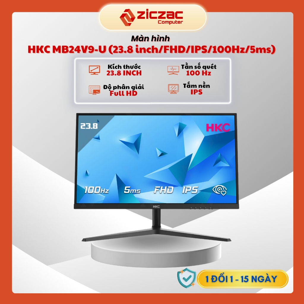 Hkc MB24V9-U Monitor 23.8 inch FHD IPS 100Hz 5ms - GENUINE | Shopee ...