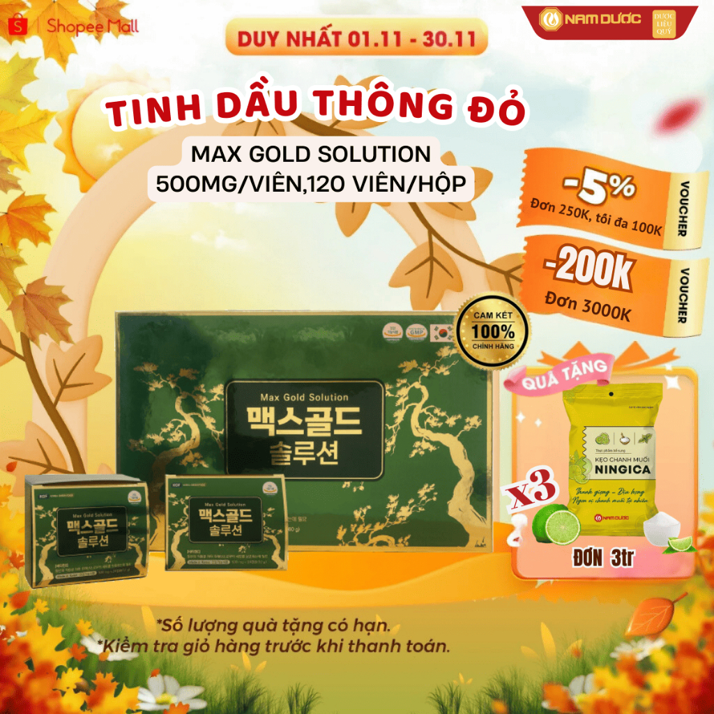 Hanmi Korean Red Pine Essential Oil Pills box of 120 pills x 500mg Max ...