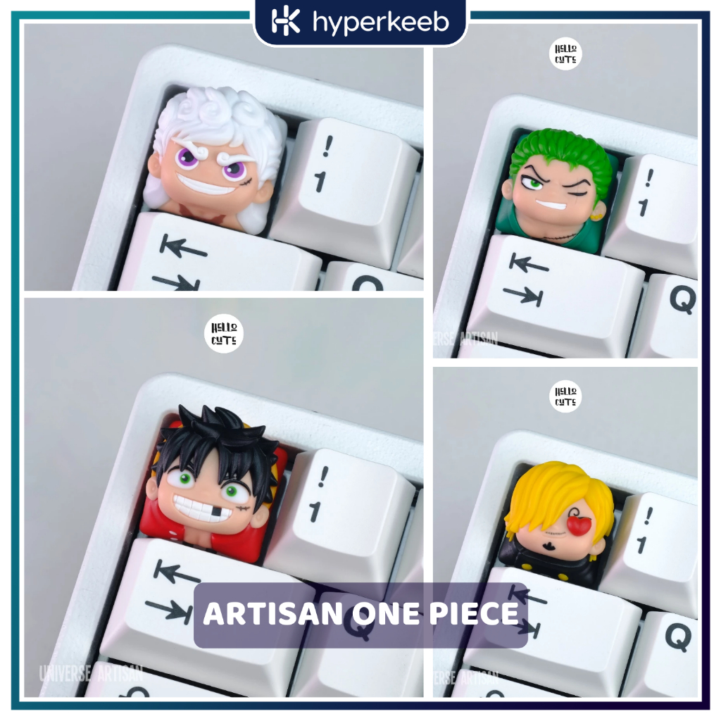 Artisan One Piece, Sanji, Luffy, Zoro - Mechanical keyboard decorative ...