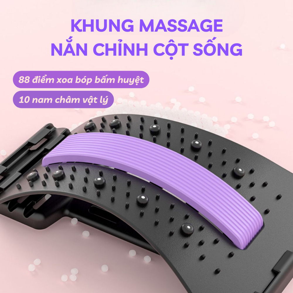 Spinal adjustment frame, back exercise support massage tool with ...