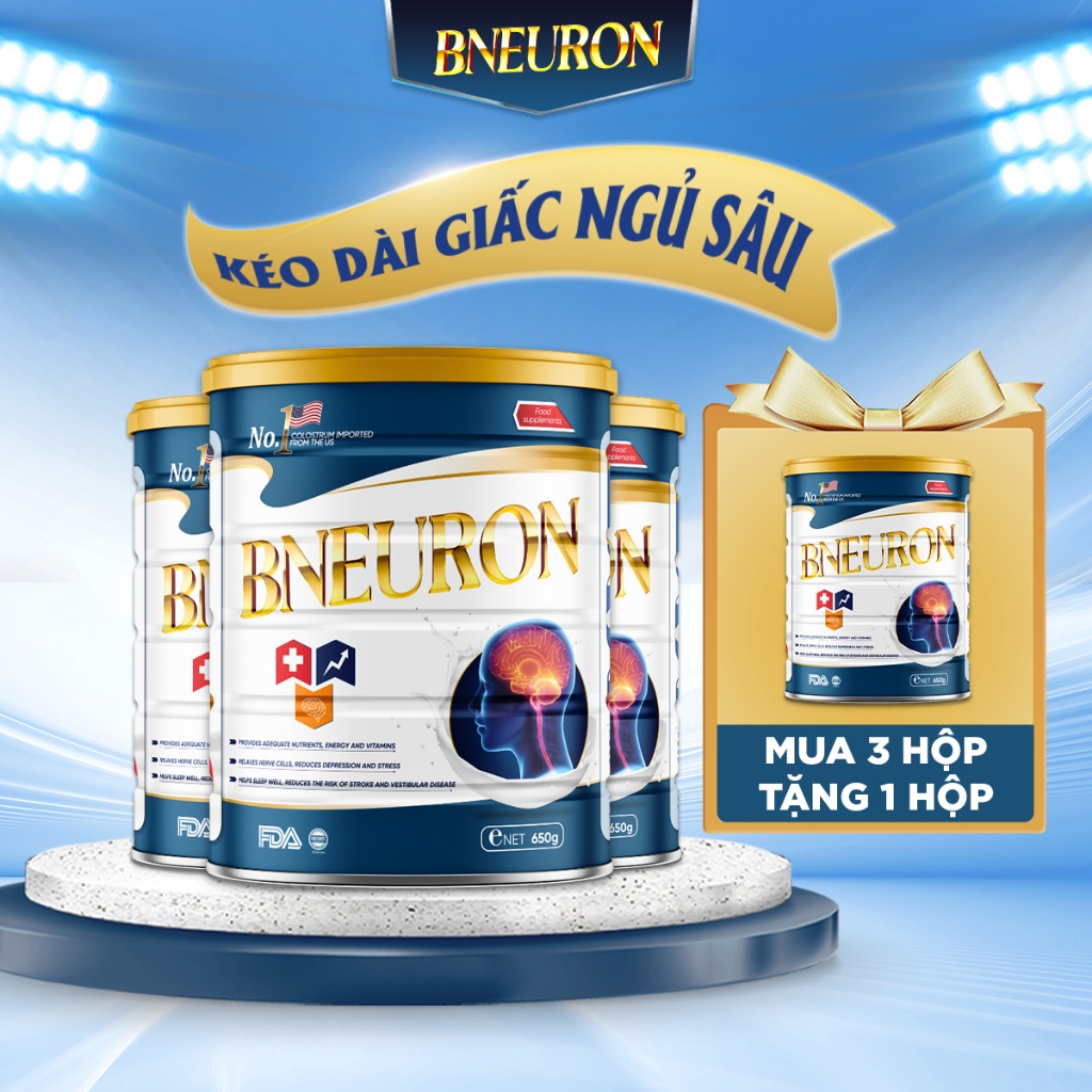 Combo of 3 Boxes of Bneuron Good Sleep Milk for People with Insomnia ...