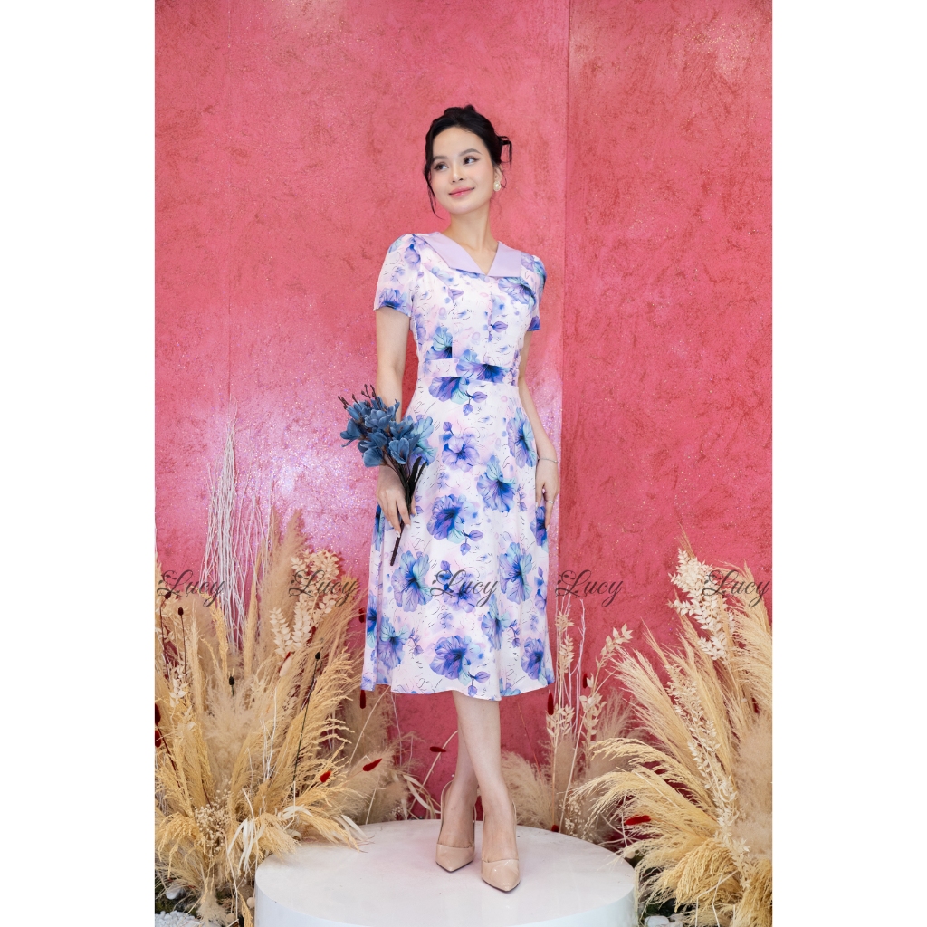 Edith design dress 0571 Lucy dress with soft, shimmery ombre mango silk | Shopee Malaysia