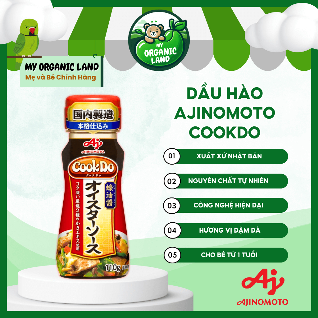 Pure Japanese Ajinomoto CookDo Oyster Sauce 110g | Weaning Spices for ...