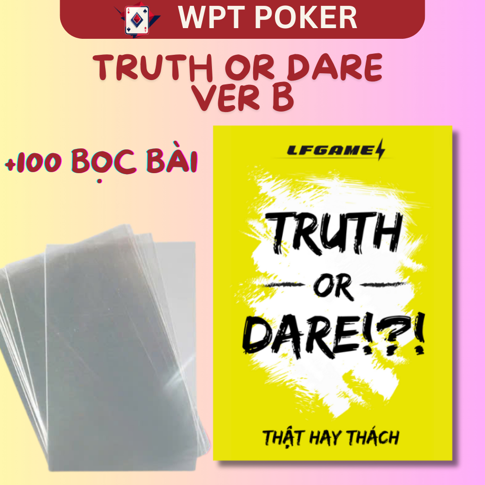[Including 100 Sleeves] Drinking Game Truth or Dare deck of cards Truth ...