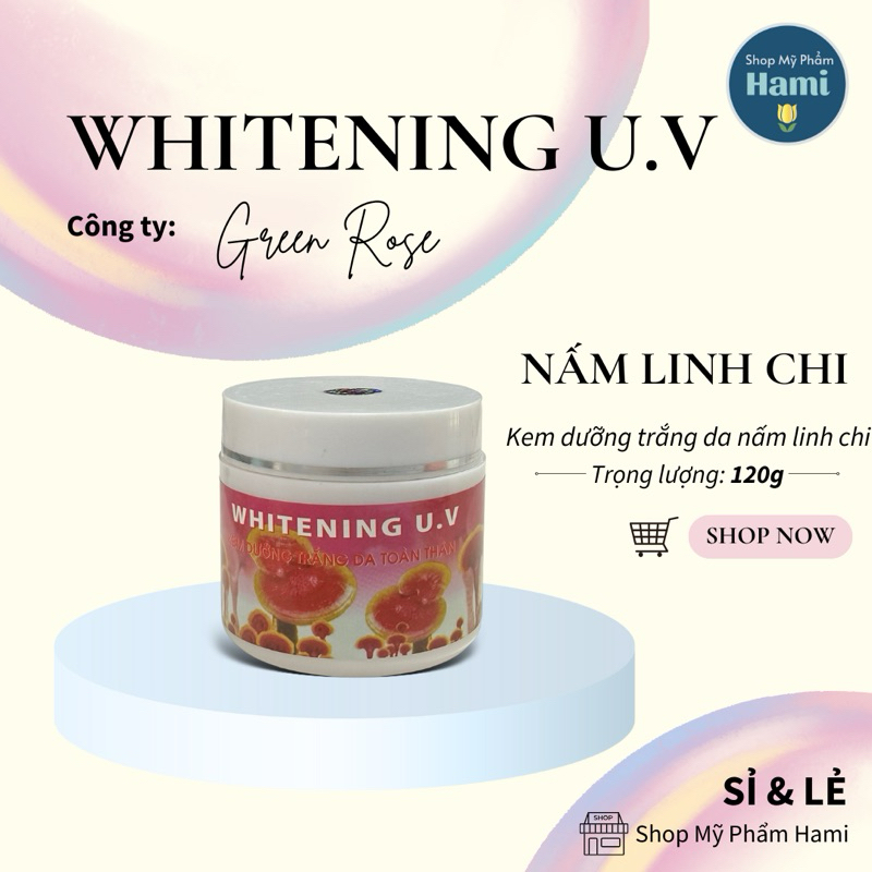 [Whitening UV - Blue Rose Company] Ganoderma Body Whitening Cream 120g ...