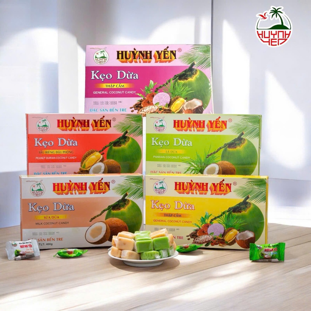 Ben Tre Huynh Yen Coconut Candy - Box of 400g | Shopee Malaysia