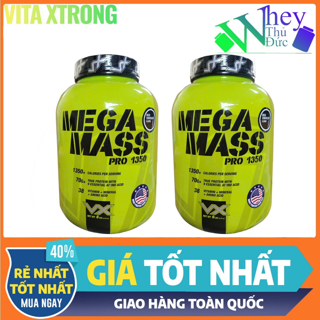 Mega Mass VitaX Weight Gain Milk 2Kg7 Chocolate flavor - Gain weight and muscle quickly | Shopee ...