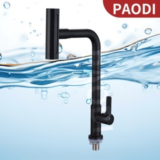 Classic Stainless Steel Kitchen Faucet Waterfall Style Single Handle ...