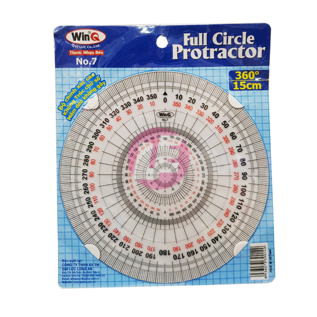 WinQ 360 degree circular ruler (Piece) | Shopee Malaysia