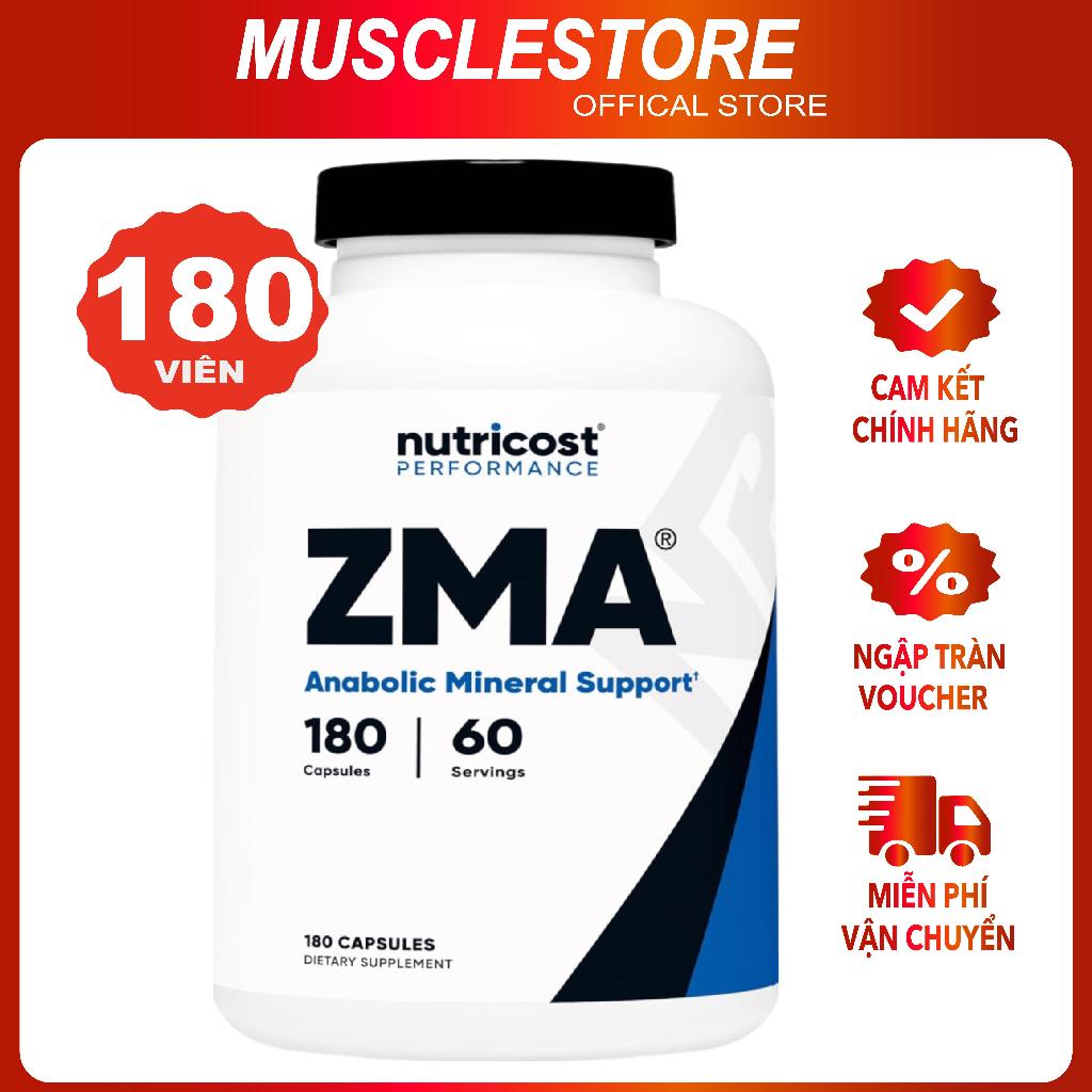 Nutricost ZMA Anabolic Pills (180 Pills) Supplement MgZb, Reduce Stress ...