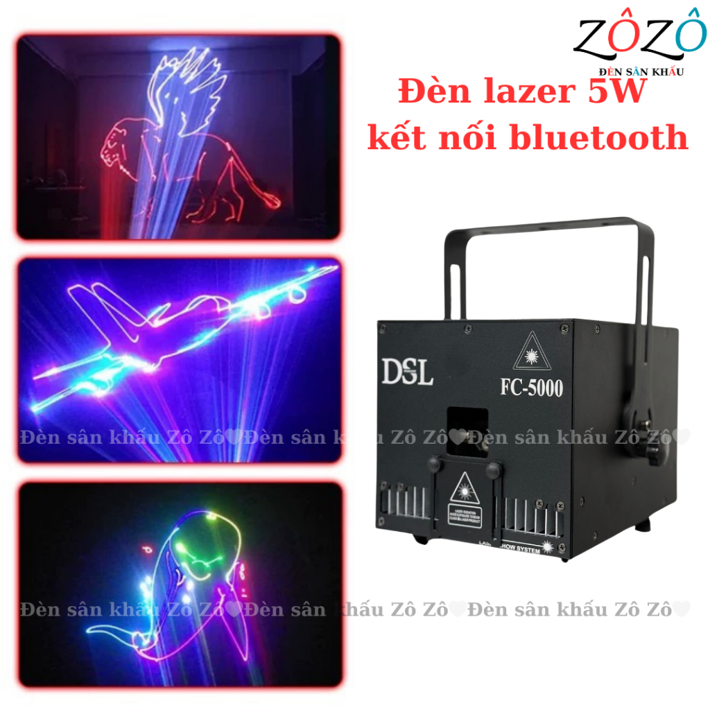 Lazer FC 5000 light with BLUETOOTH connection, adjustable via ...
