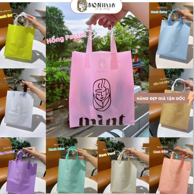 Cheap Plastic Bags with Handles for Storage (Brand Logo Printed ...