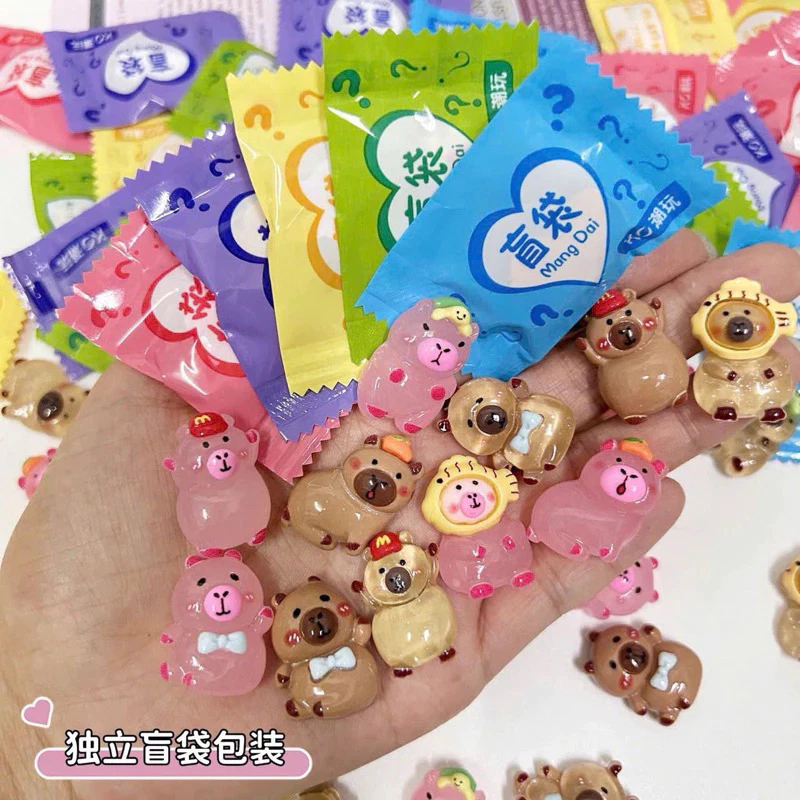Labubu Blind Bag Pack, New Capybara Blind Bag Pack Mixed with Many ...