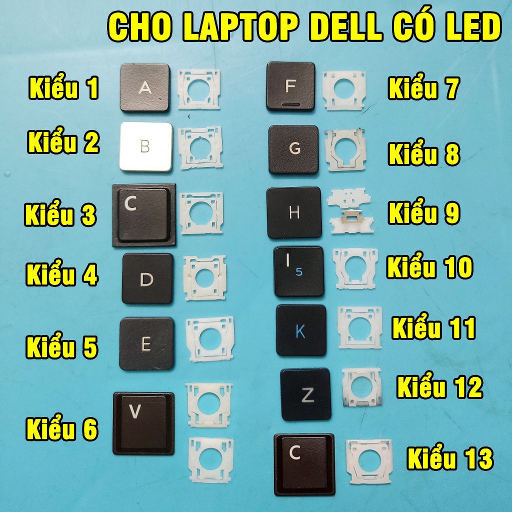 Keycap Odd keys - Key bones + buttons for Dell Inspiton Vostro ...