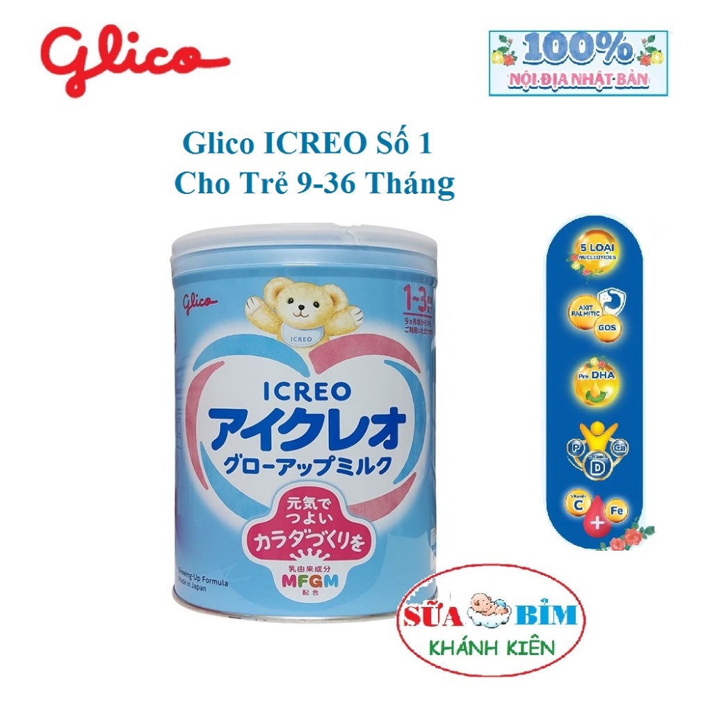 Glico Icreo Grow - Up Milk No. 1 820g (Genuine Imported, Date June 2026) | Shopee Malaysia