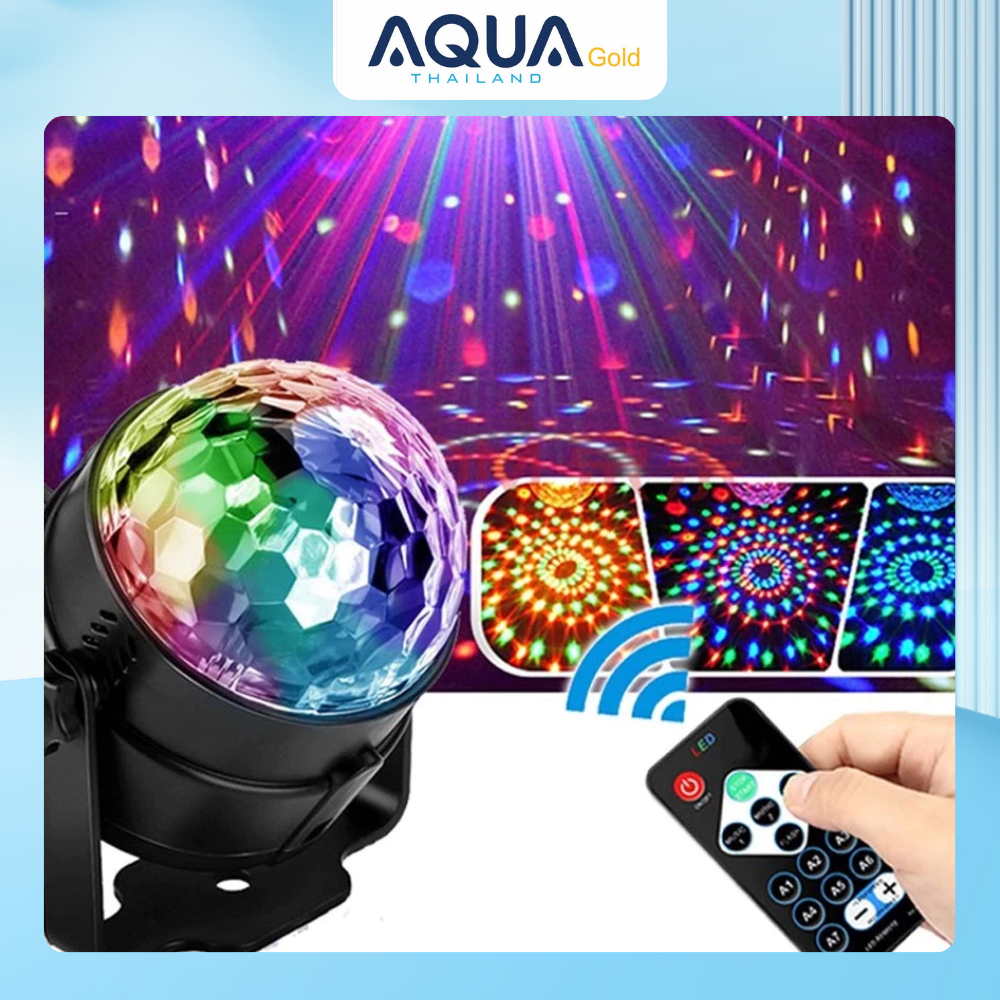 Mini family stage karaoke LED light flashing 7 colors with flashing ...