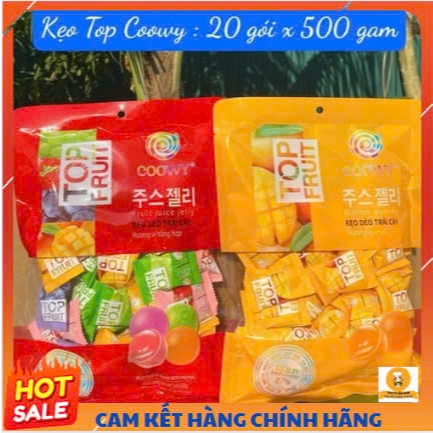 Package of 500 grams of Most Delicious Top Fruit Coowy Fruit Gummy ...