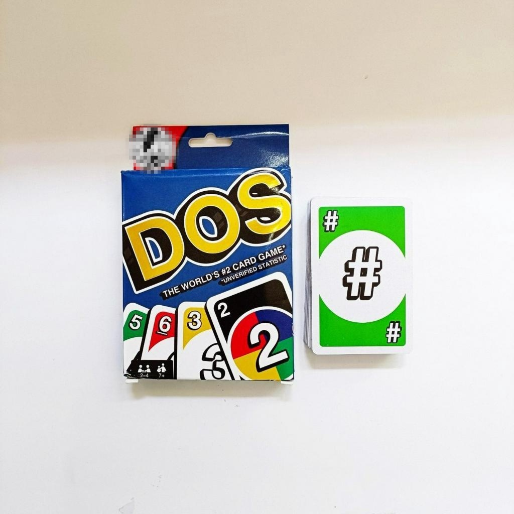 Uno DOS 108 cards (LARGE type) Boardgame card children's toy | Shopee ...