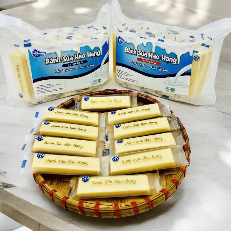 Ba Vi Milk Cake, Traditional Flavor 500g, 45 Premium Bars (Spongy and ...