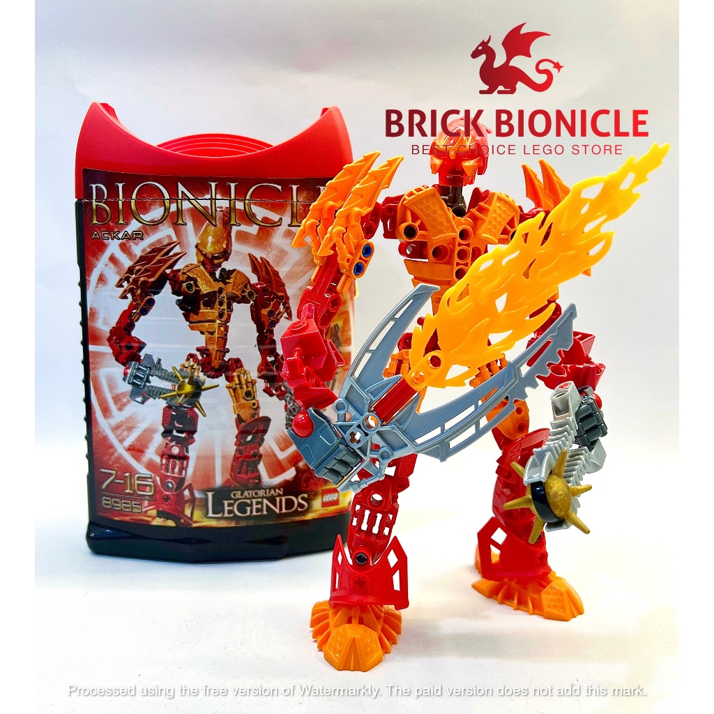 Lego BIONICLE - LEGO BIONICLE GLATORIAN LEGENDS - 8985 Ackar | Shopee ...