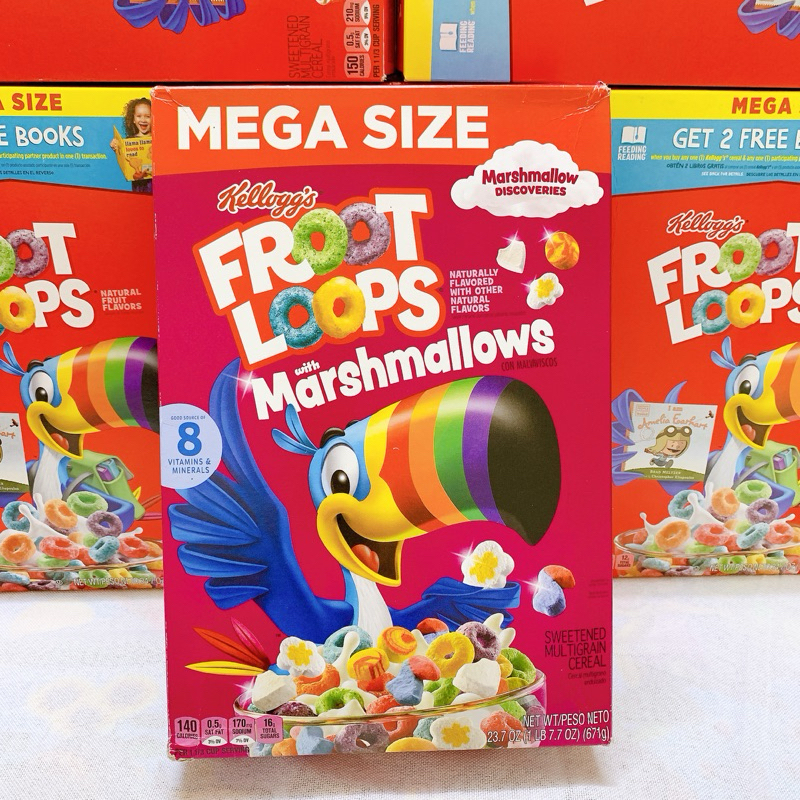 [USA Imported] - Froot Loops Marshmallows MEGA SIZE 671GR | Shopee Malaysia