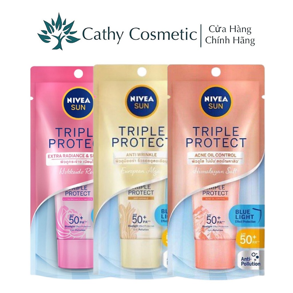 (New) Nivea Sun Triple Protect Brightening and Smoothing Sunscreen ...