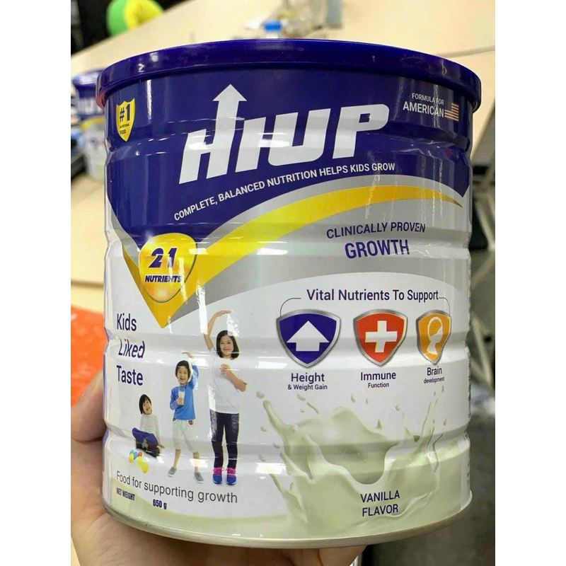 Hiup milk helps increase baby's height effectively, 650gr can | Shopee ...