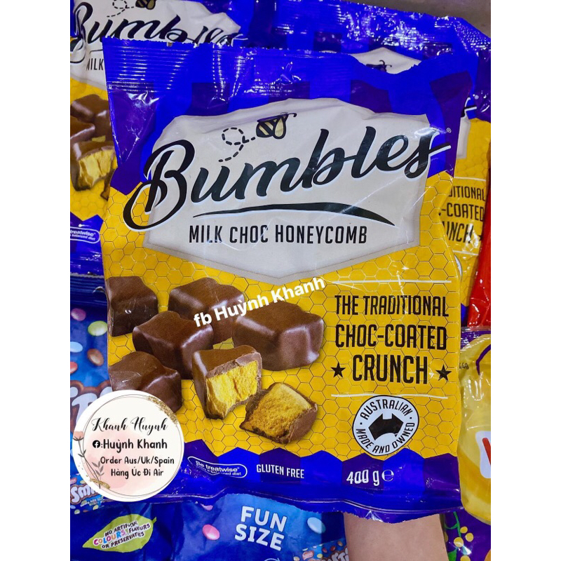 [NEW] Australian Menz Bumbles Milk Choc Honeycomb Chocolate 150g/ 400g ...