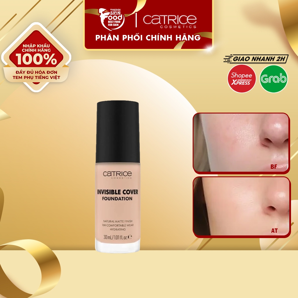 Catrice Invisible Cover Foundation 30ml | Shopee Malaysia