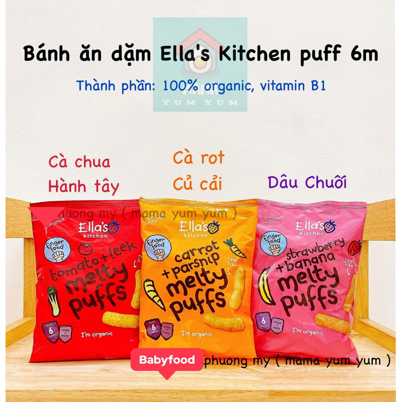 Date October 7, 2026 Ella's Kitchen organic melty puffs for babies 6 ...