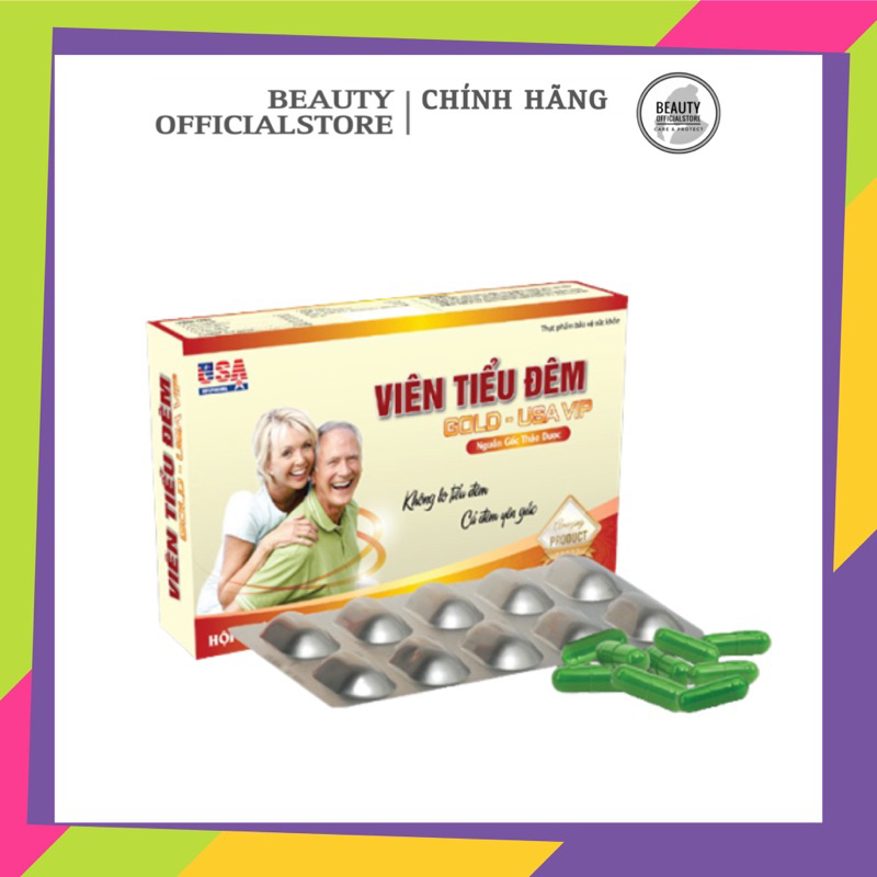 Gold USA VIP nocturia tablets (Box of 20 tablets) - Frequent urination ...