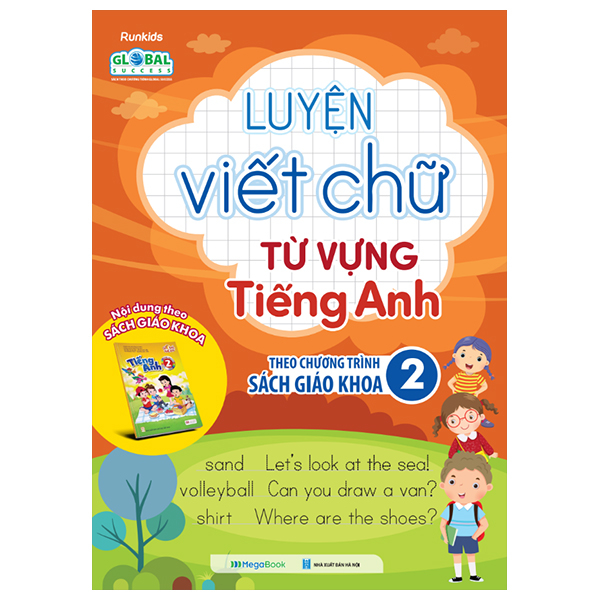 Practice book for writing English vocabulary according to the Grade 2 ...