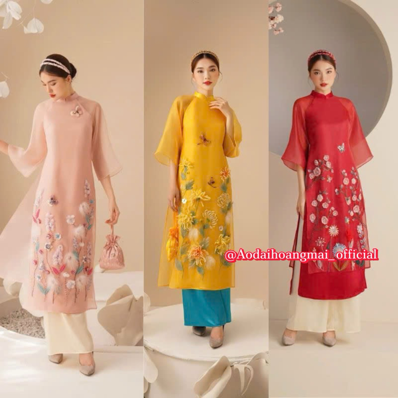 Moc Tra women's modern ao dai in various colors, innovative women's ao ...