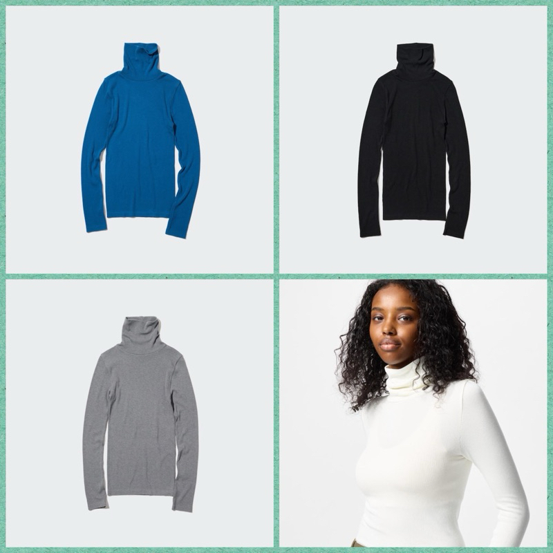 (Japanese Pick-up store with bill) heattech Extra warm turtleneck ...