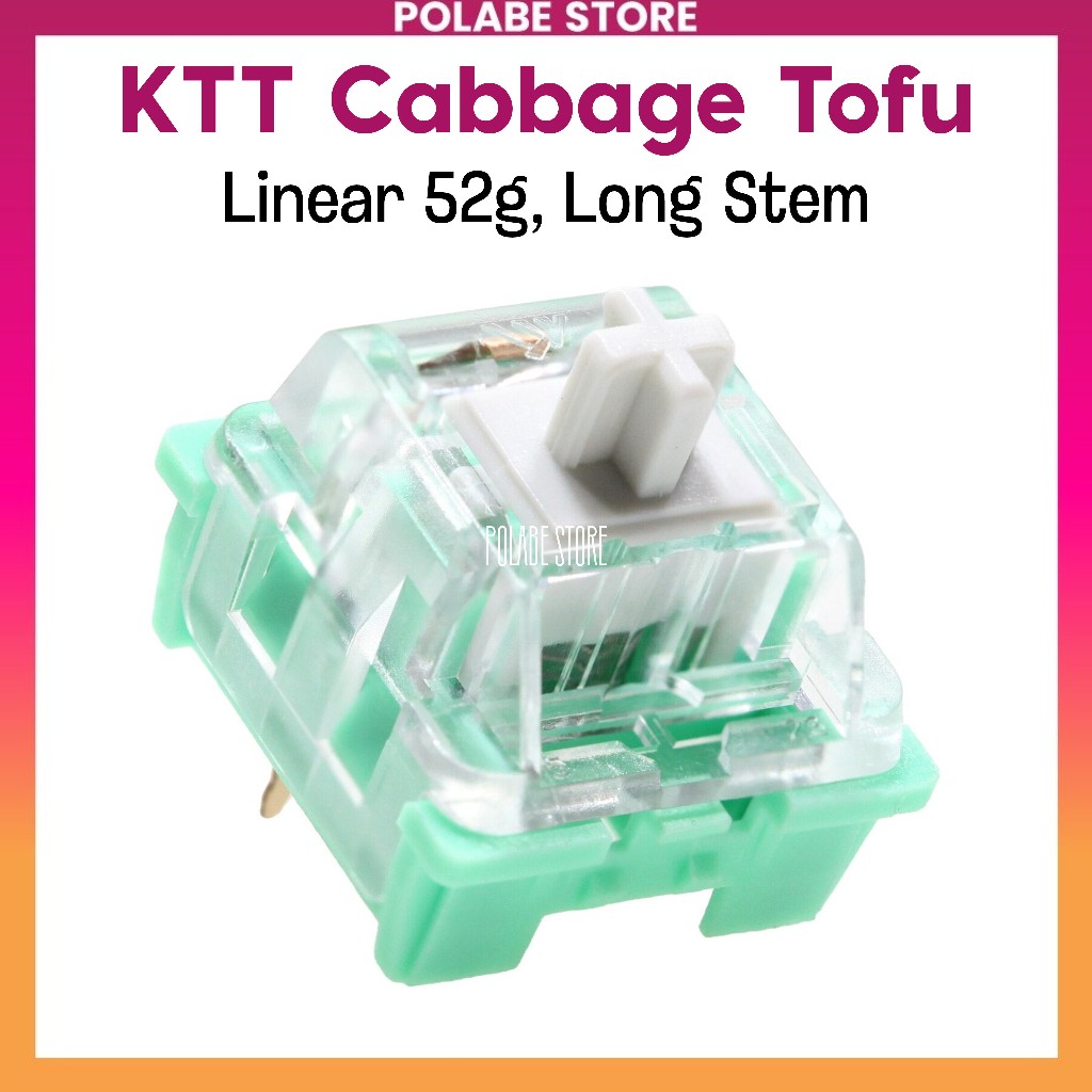 Ktt Cabbage Tofu MINT KTT DARLING linear switch Polabe Store mechanical ...